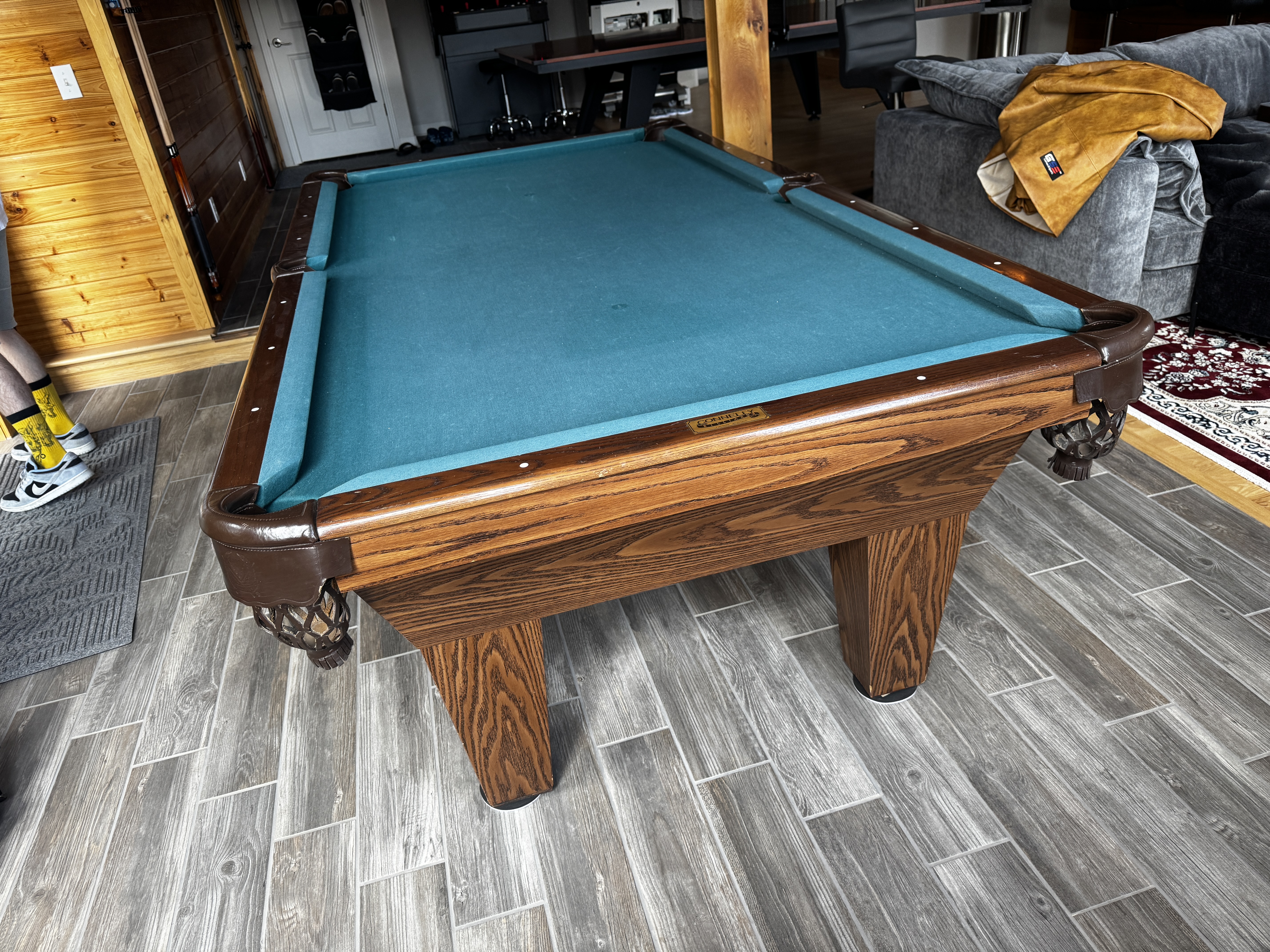 SOLD - Used pool table for sale Denver: 8' Connelly 'Redington' English ...