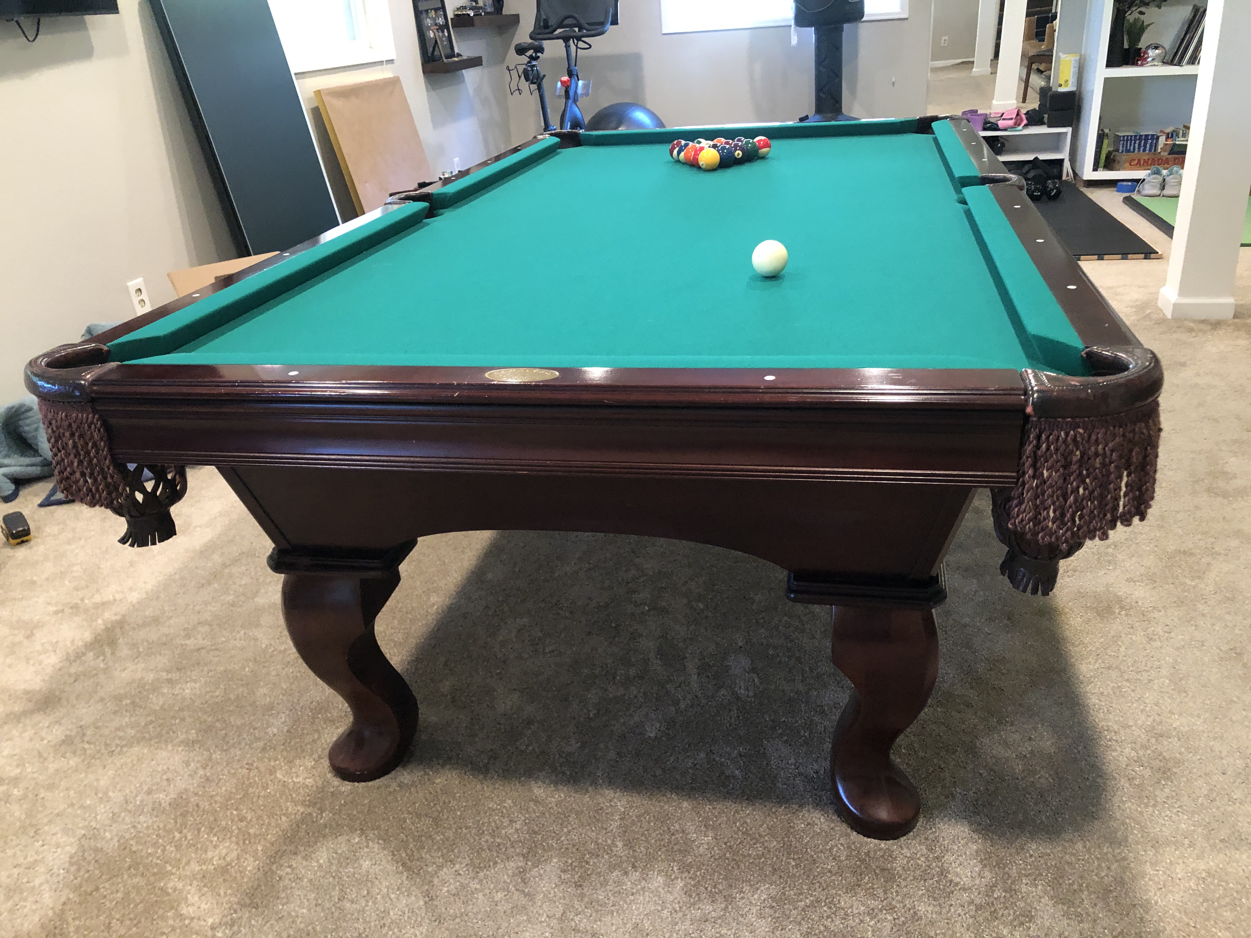 SOLD - Pool Table for Sale Denver Colorado: 8' Olhausen 'Eclipse' Solid ...